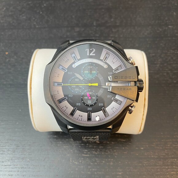 Diesel | Accessories | Diesel Mens Mega Chief Chronograph Black ...